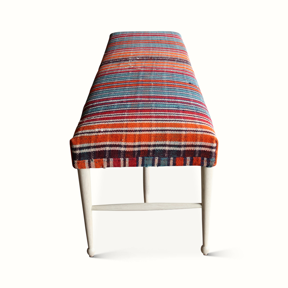 Madison Bench in a Vintage Persian Jajim Kilim – Hollywood At Home