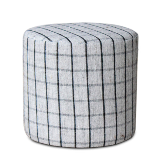 Custom Pouf in a Vintage Turkish Wool Textile – Hollywood At Home