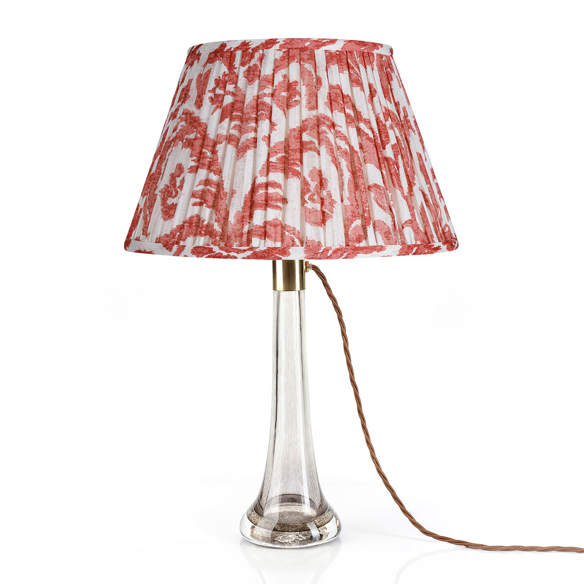 Fermoie Lampshade in Red Marlborough – Hollywood At Home