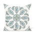 Peter Dunham Textiles Samarkand in Blue/Green on White Pillow ...