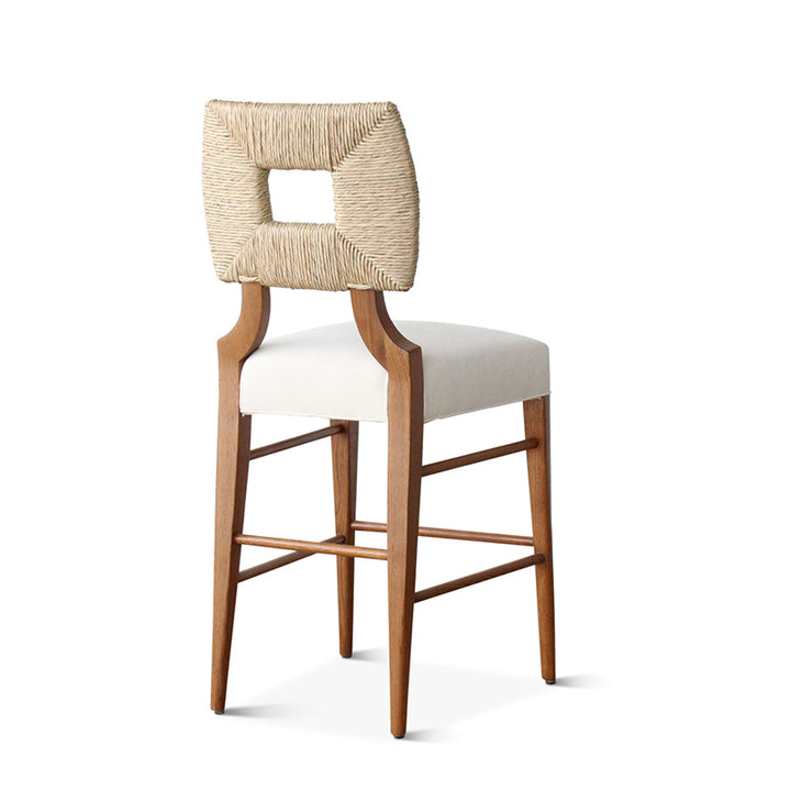 How to Marry a Millionaire Rush Back/Upholstered Seat Counter Stool ...