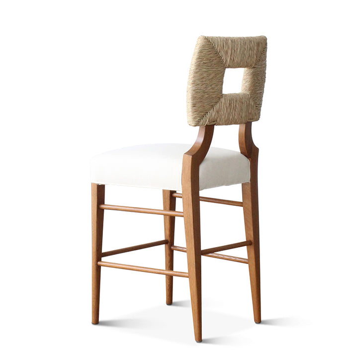 How to Marry a Millionaire Rush Back/Upholstered Seat Counter Stool ...