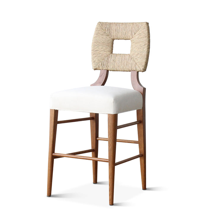 How to Marry a Millionaire Rush Back/Upholstered Seat Counter Stool ...