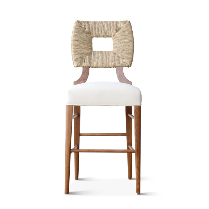 How to Marry a Millionaire Rush Back/Upholstered Seat Counter Stool ...